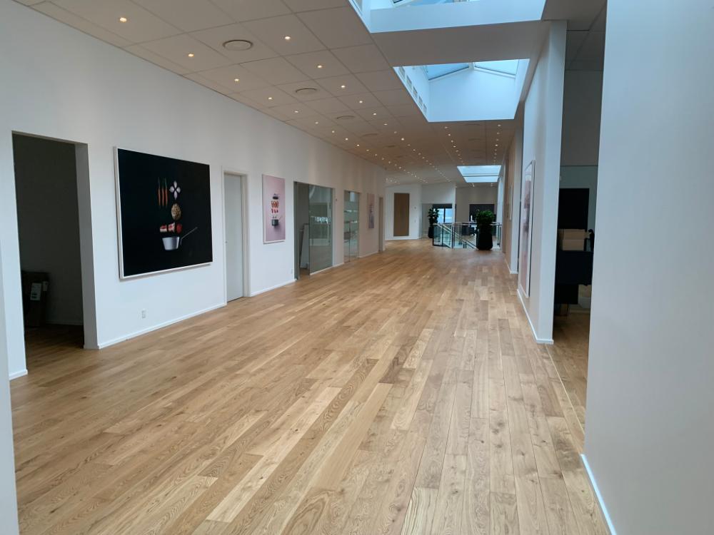 Roble - Tarima en una tabla maciza Junckers